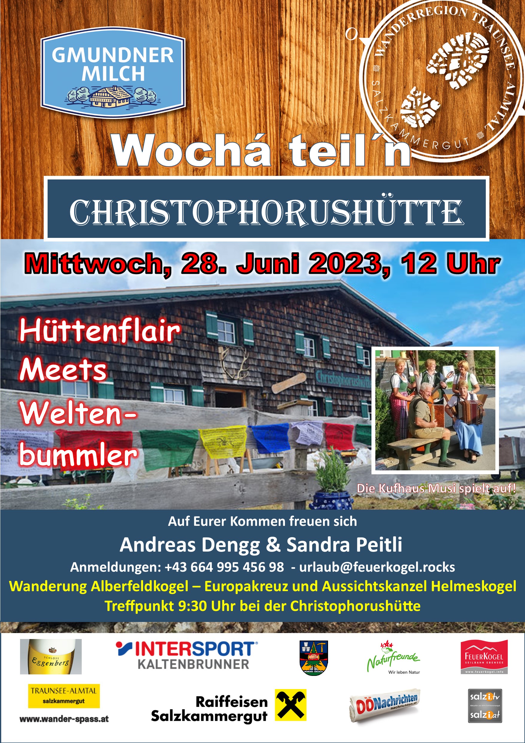 Wochá teil´n auf der Christophorushütte - salzi.at