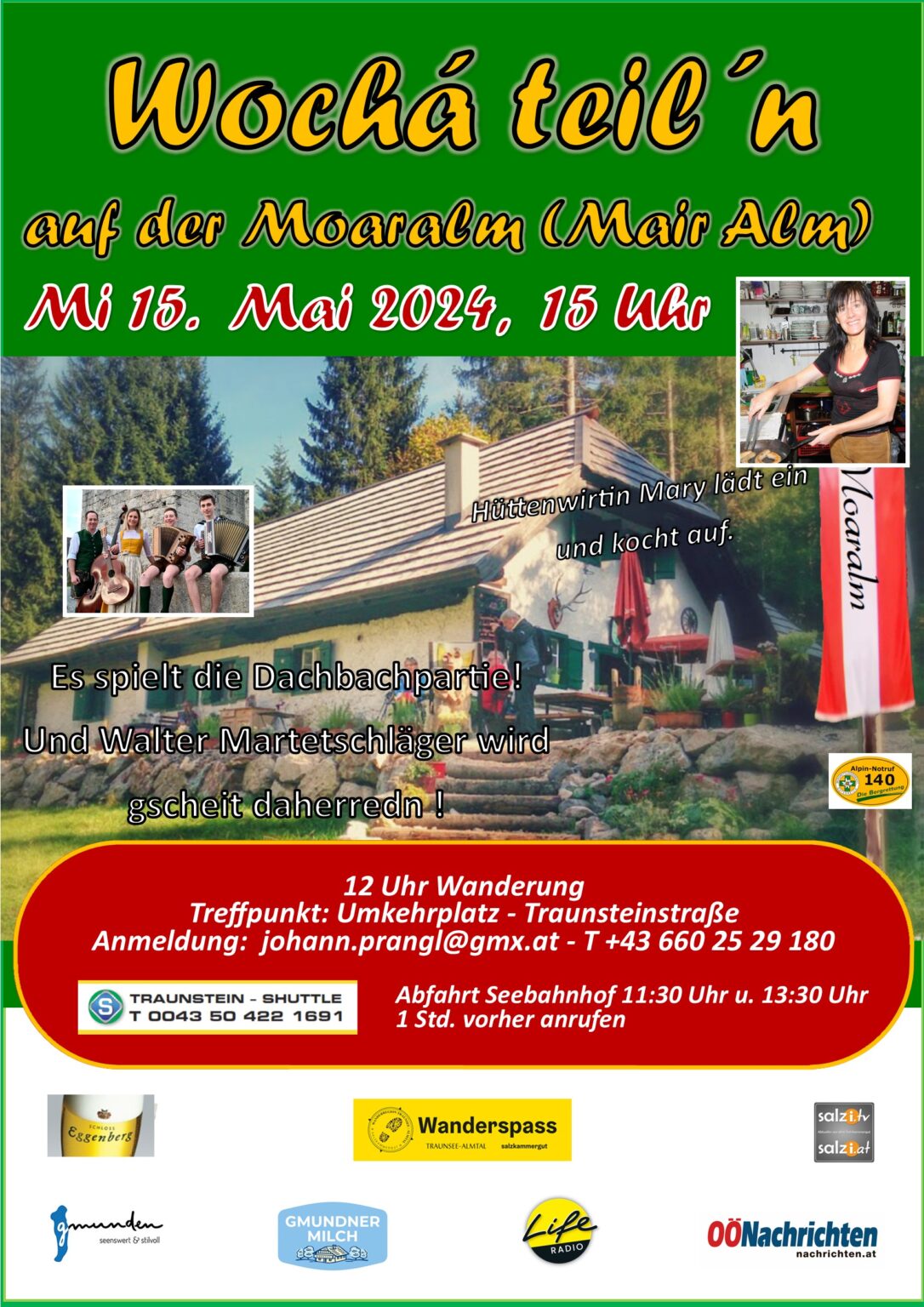 Wochá teil´n auf der Moaralm (Mair Alm) - salzi.at