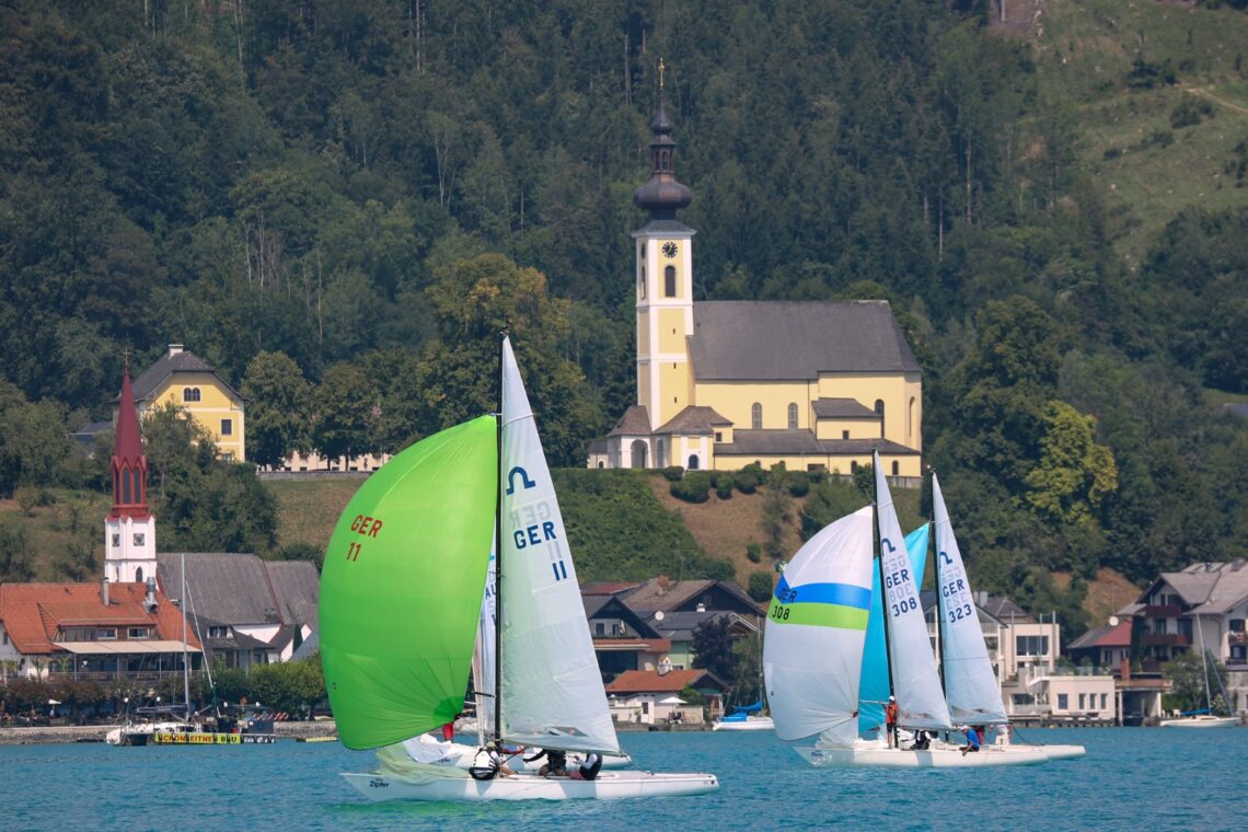 Soling unter Spinnaker_c-Schmidleitner - salzi.at